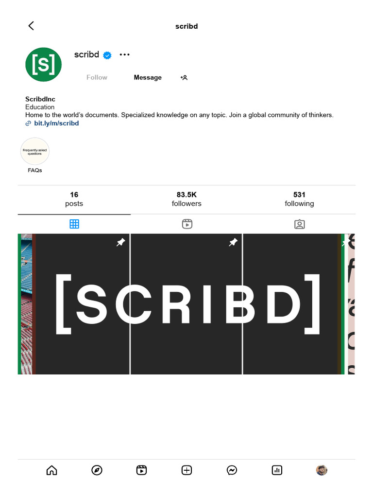 ScribdInc (@scribd) - Instagram Photos and Videos | PDF