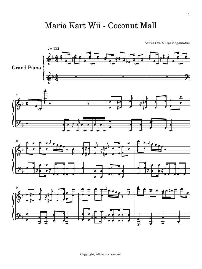 Mario Kart Wii - Coconut Mall | PDF