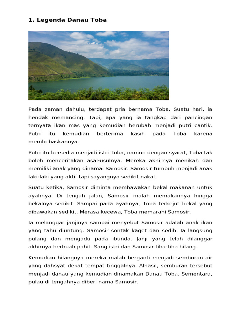 Danau Toba | PDF