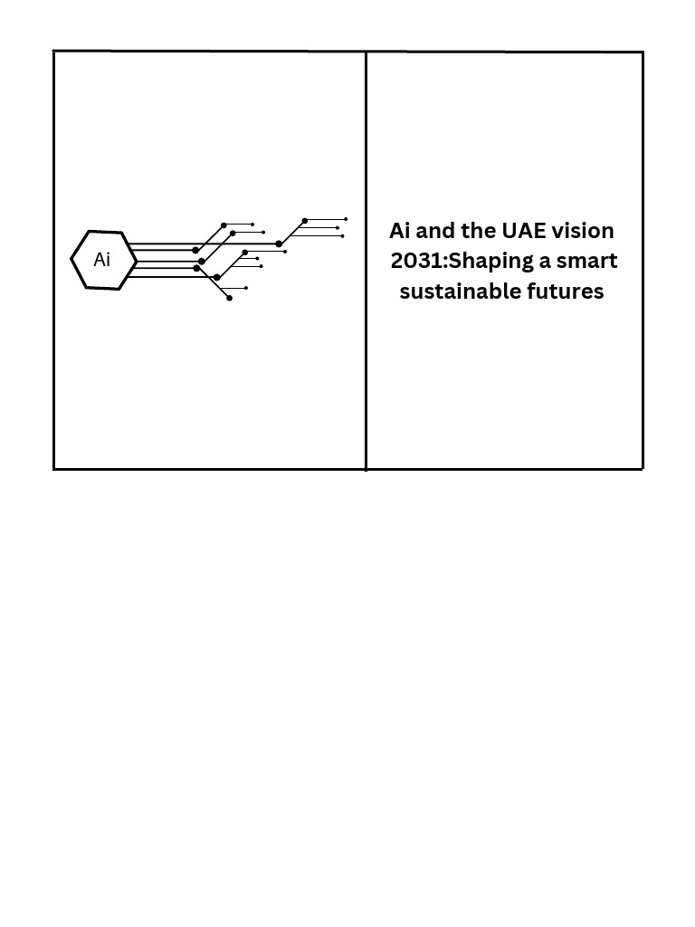 Ai and The UAE Vision | PDF