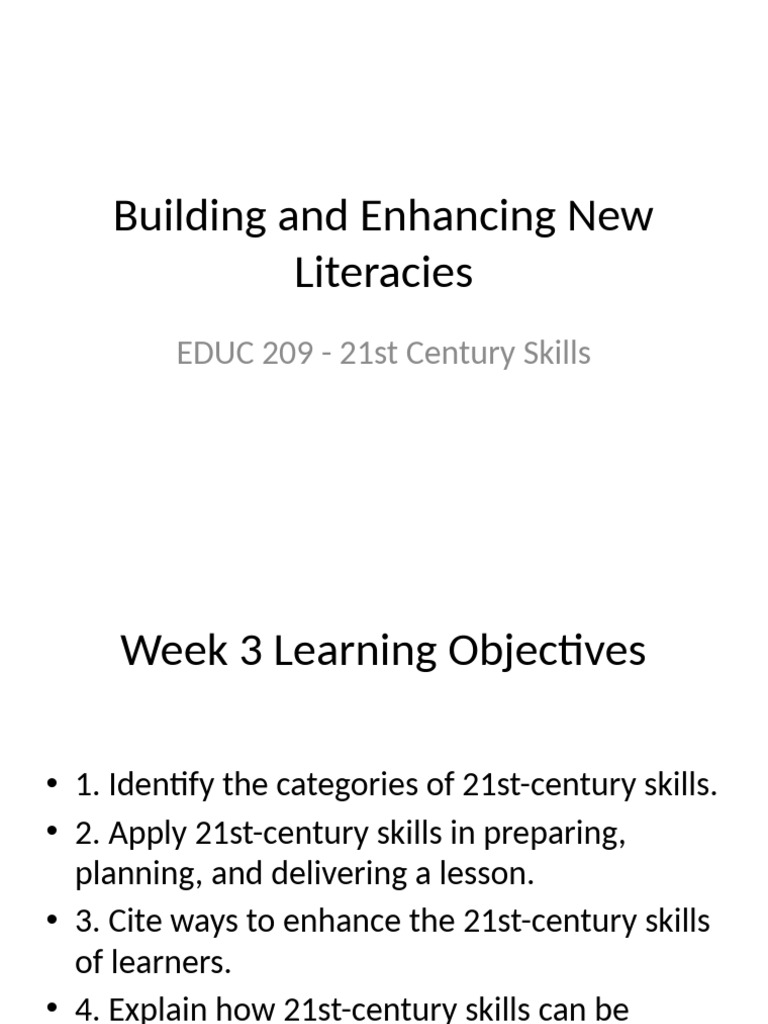 Enhancing 21st Century Teaching Skills | PDF