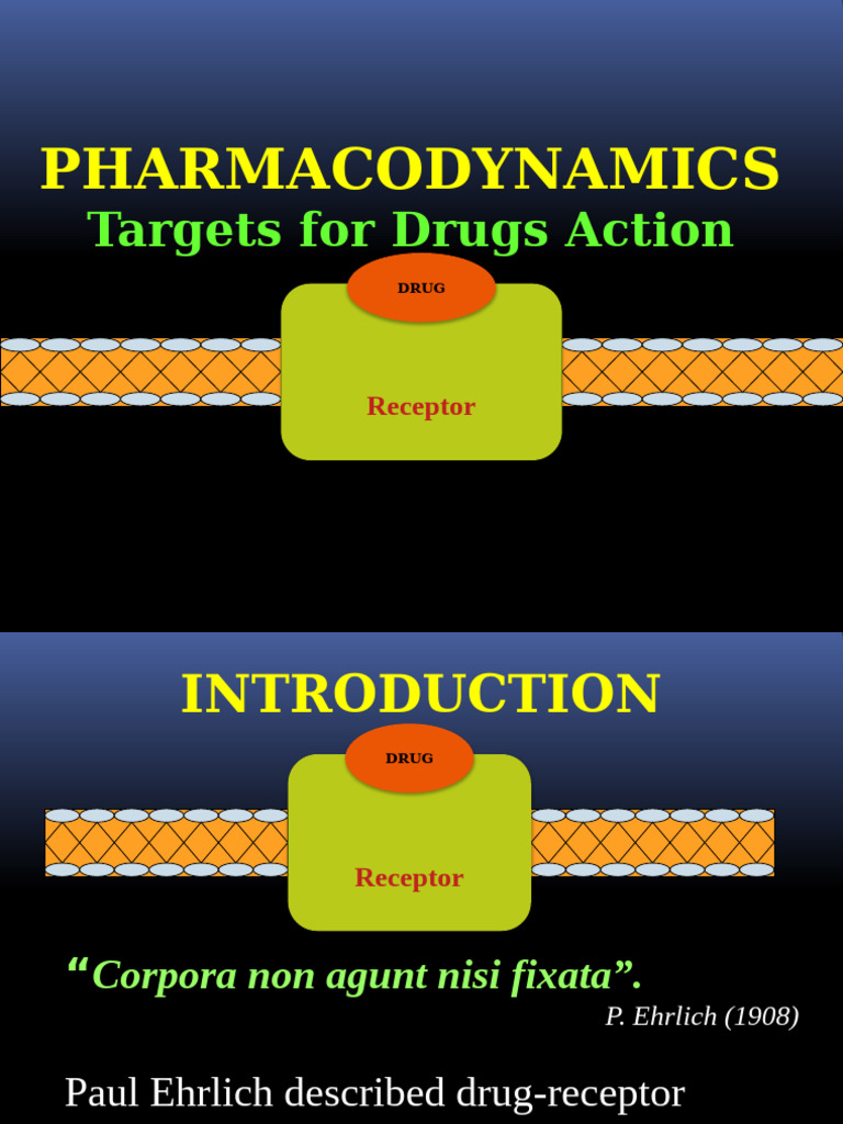 4 - Pharmacodynamics - Receptor Binding | PDF | Receptor (Biochemistry ...