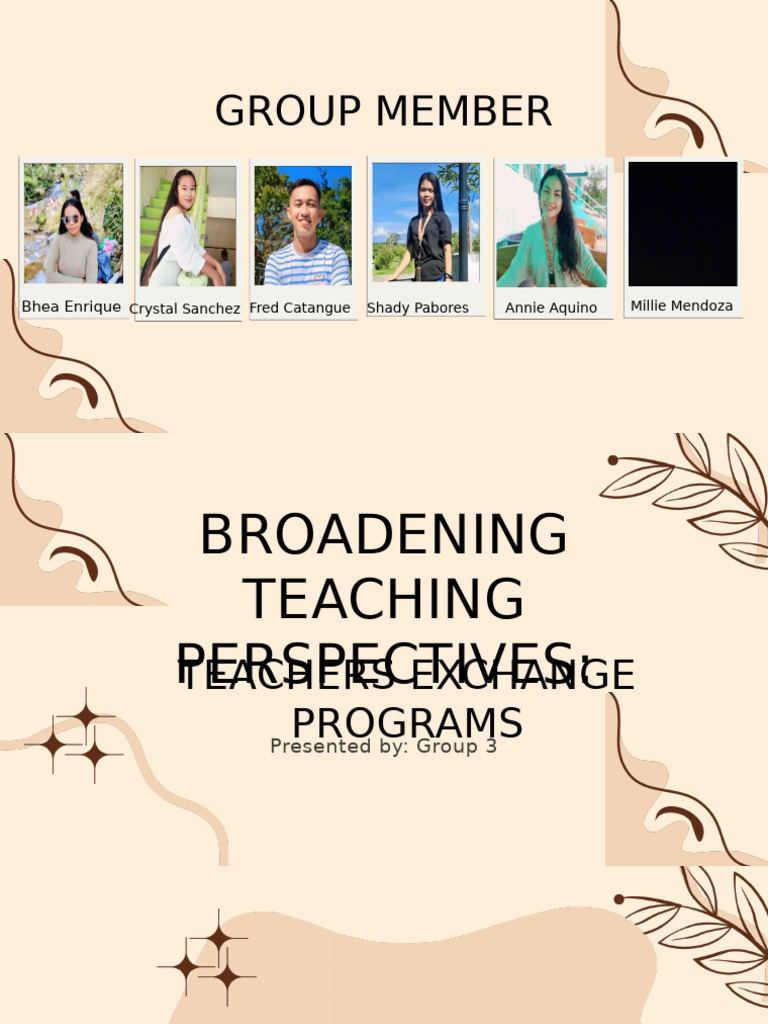 Group 3 Reporting Educ 10 | PDF | Teachers | Human Communication