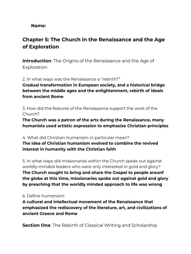 Church Influence in Renaissance Art | PDF | Renaissance | Cultural ...