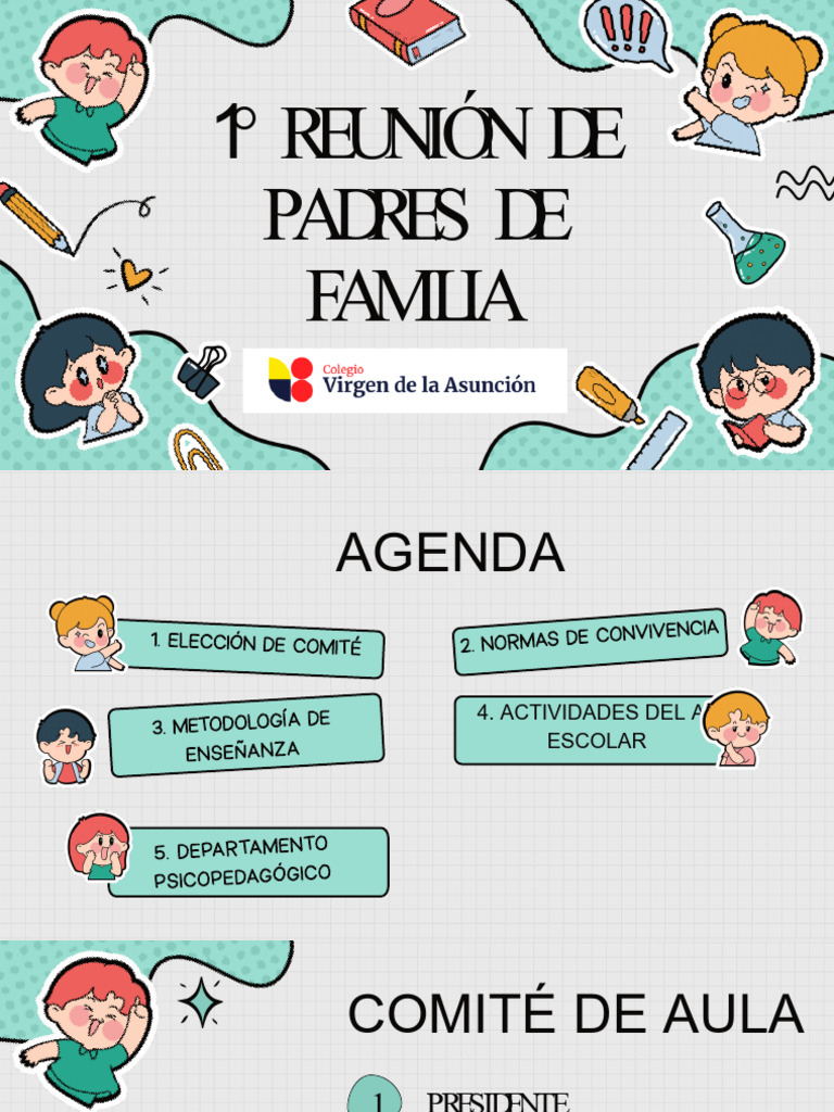 Reunión de Padres: Normas y Actividades | PDF | Aprendizaje ...