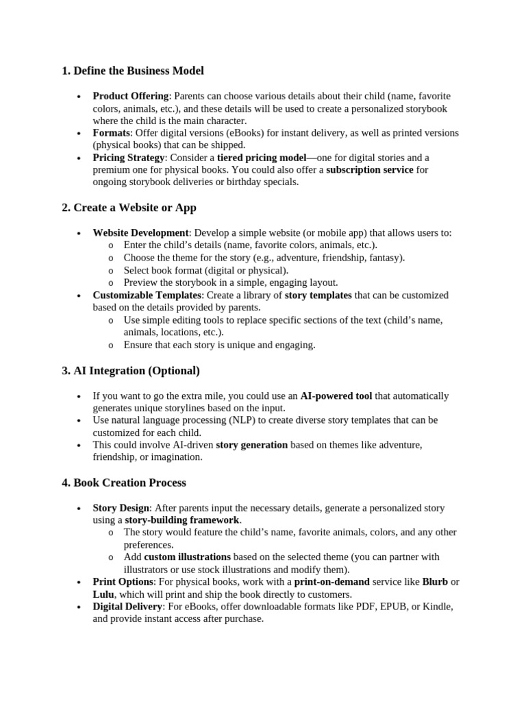 01 Personalized Digital Storybooks For Kids | PDF | Mobile App ...