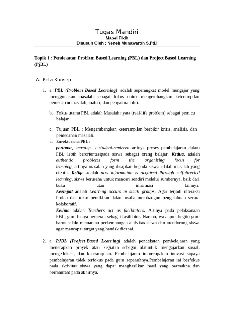 Tugas Mandiri Neneh Munawaroh | PDF