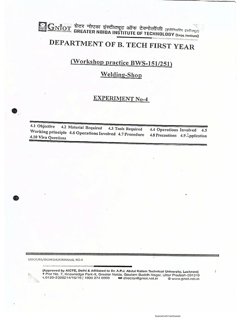 Welding Shop | PDF