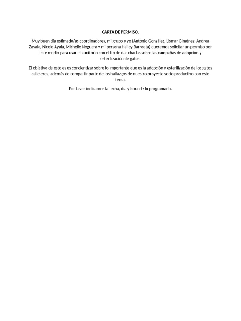 Blank Template - Docx Carta | PDF