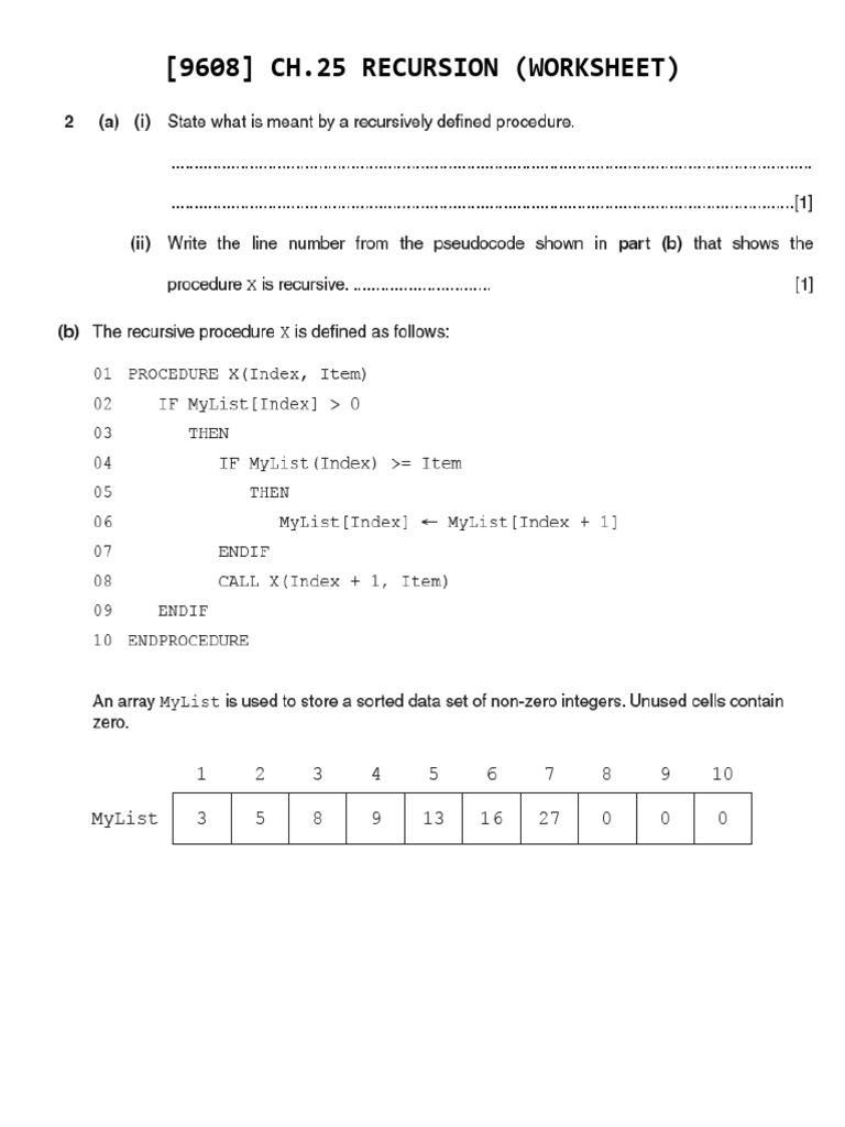 CH.25 Worksheet (QS) | PDF