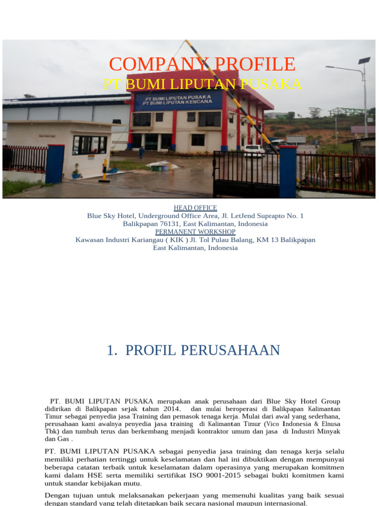 Company Profile BLP - 2018 | PDF