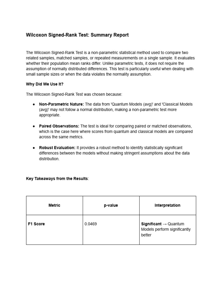 Benchmarking & Validation | PDF | P Value | Nonparametric Statistics