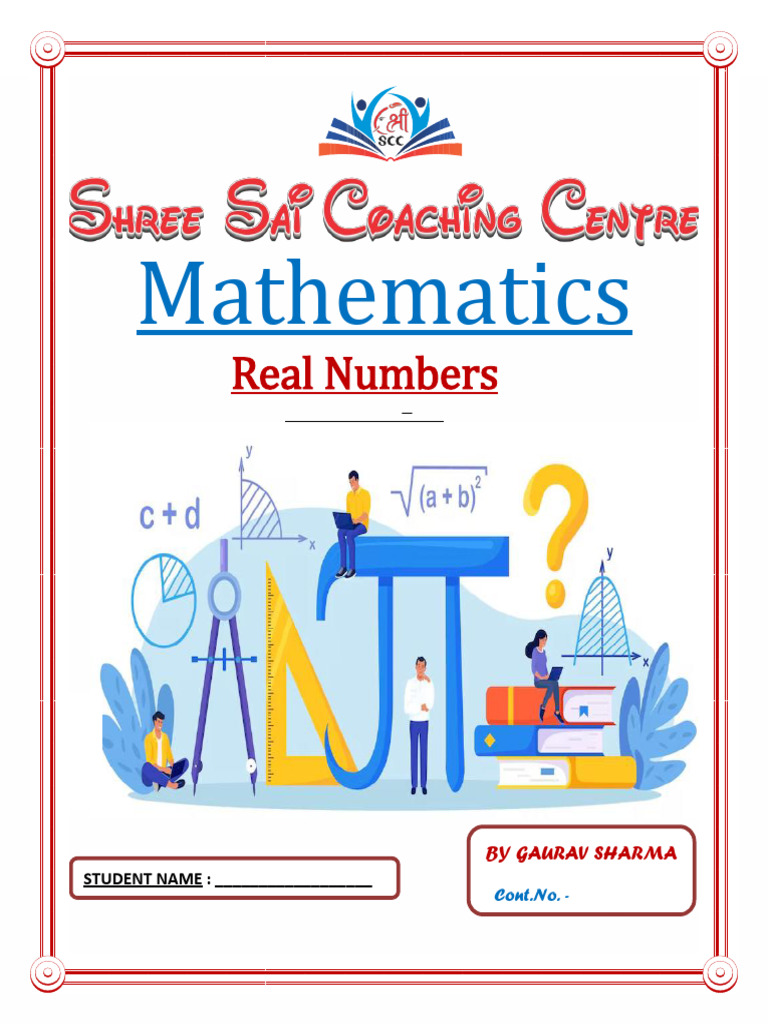 10th Class Real Numbers Worksheet | PDF | Numbers | Prime Number