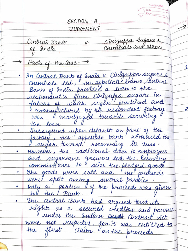 Contract Judgment Section - A | PDF