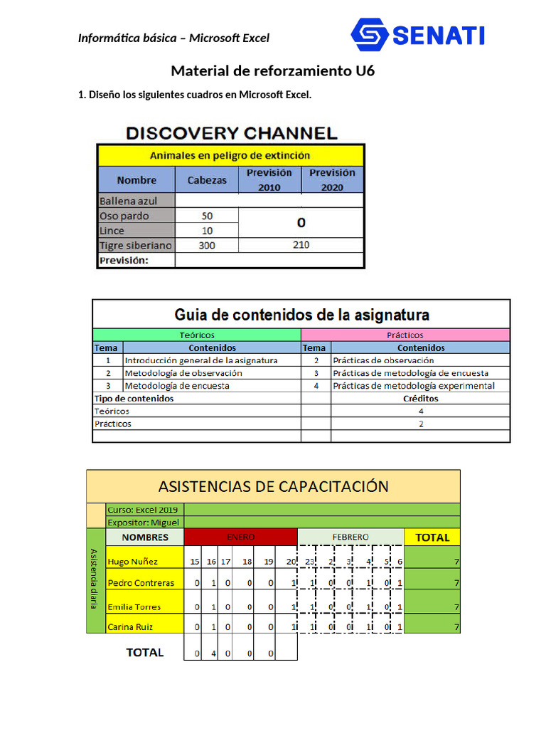 SINU-151 Unidad06 Material Reforzamiento | PDF