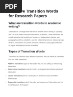 APA Style-7th Edition-Transitions Quick Guide | PDF | Phrase | Sentence ...