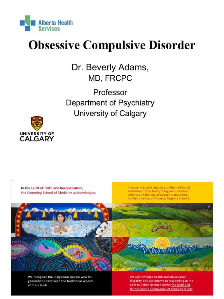 Presentation to Tourette OCD Alberta Network - Dr. Bev Adams Nov 2024 ...