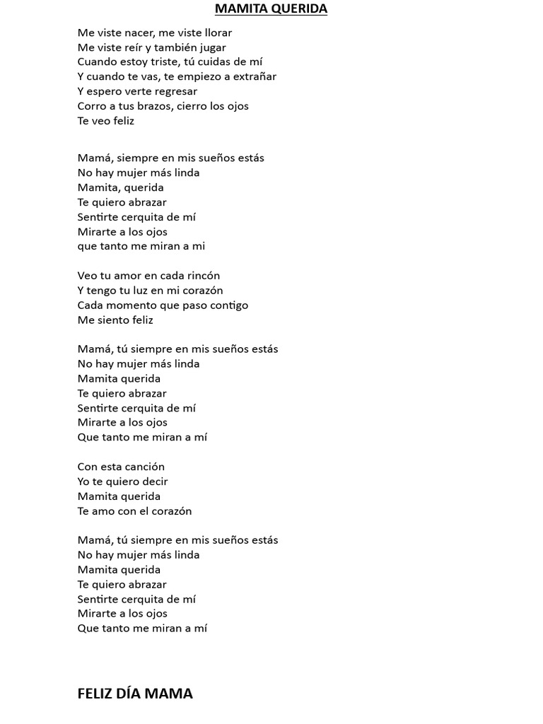 Mamita Querida | PDF