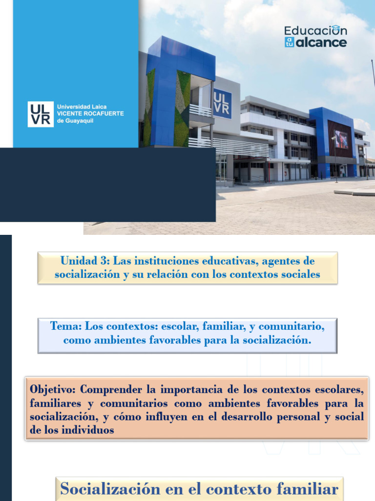 12 Los Contextos Escolar, Familiar y Comunitario | PDF | Socialización ...