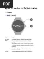 Manual do Relógio Digital Bluetooth | PDF
