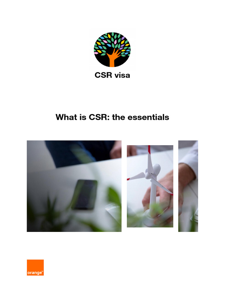 CSR Visa What Is CSR Essentials | PDF | Corporate Social Responsibility ...