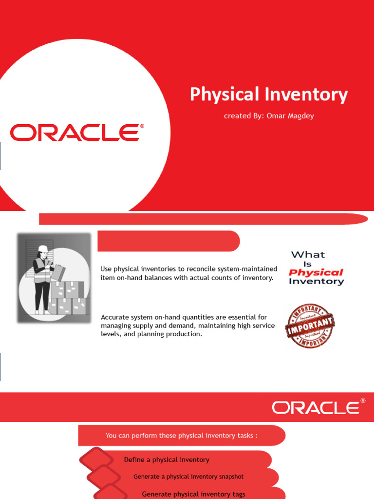 Physical Inventory Management Guide | PDF | Inventory | Computing