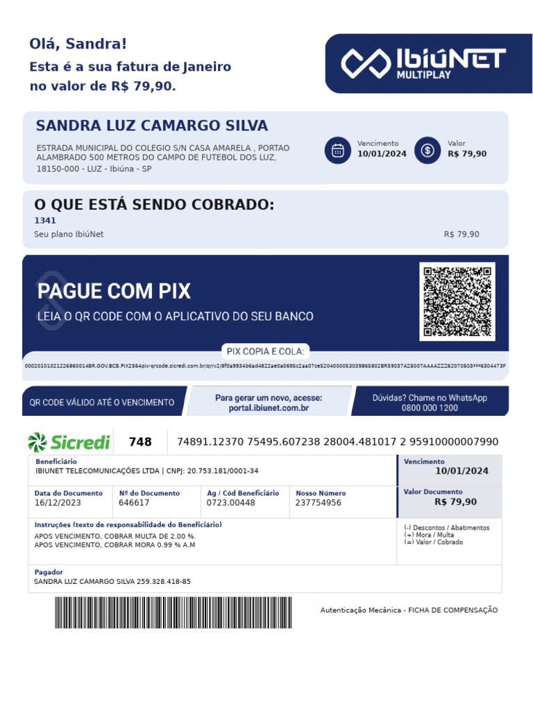 Comprovante residência | PDF