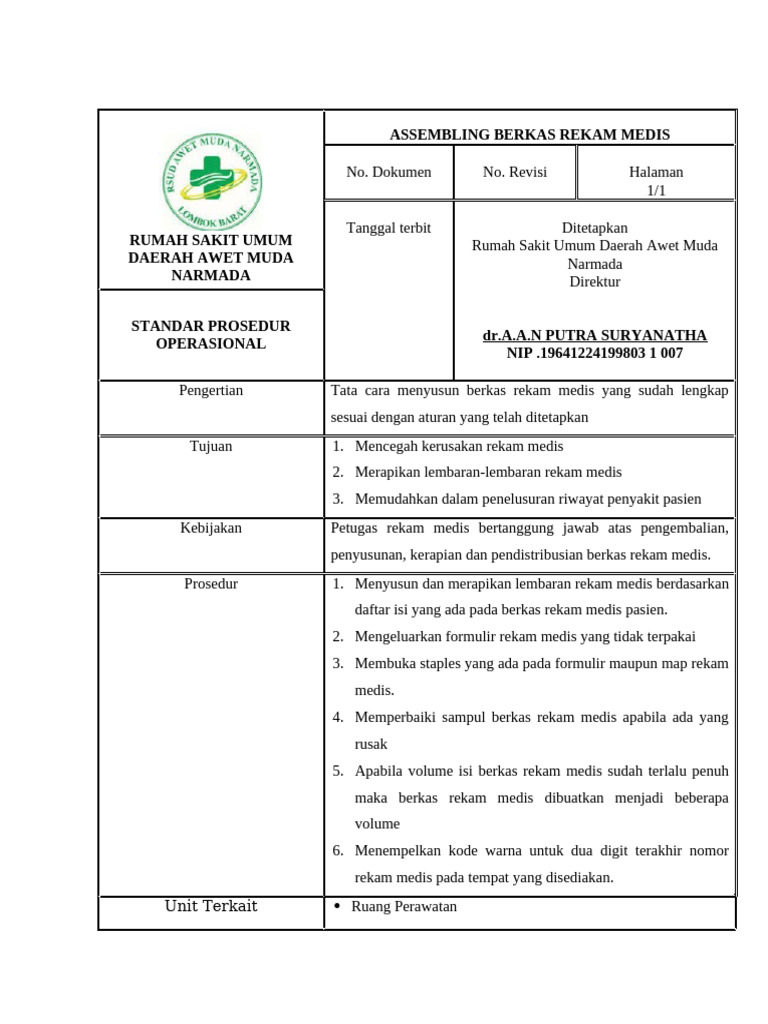 009 Assembling Berkas RM | PDF