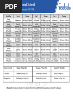 2024-2025 Term 3 Timetable - GR 4 To 9 | PDF
