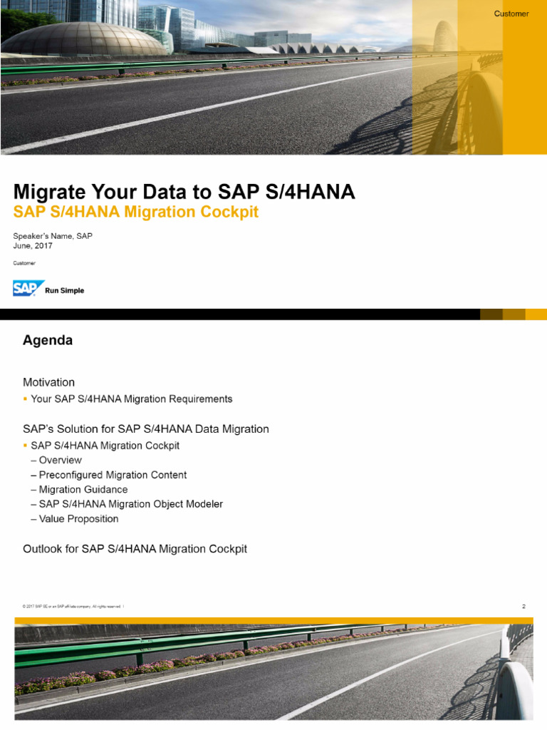 Migrate Your Data To SAP S - 4HANA | PDF