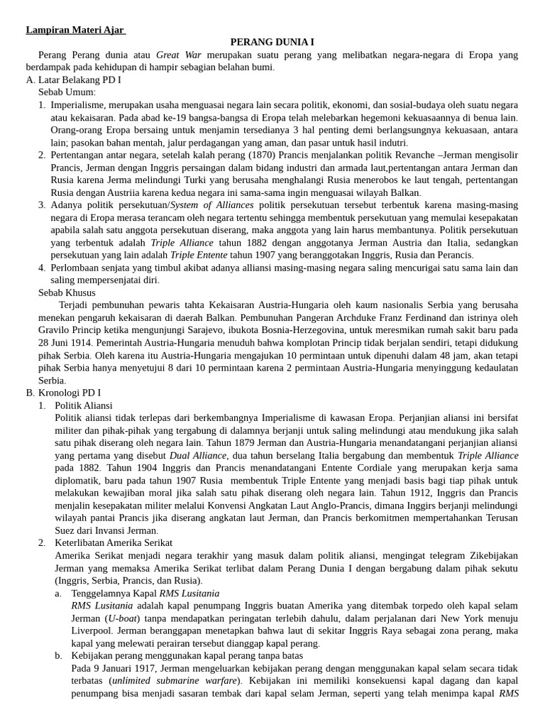 LAMPIRAN MATERI AJAR PD I | PDF