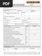 Concrete Pour Card Template | PDF