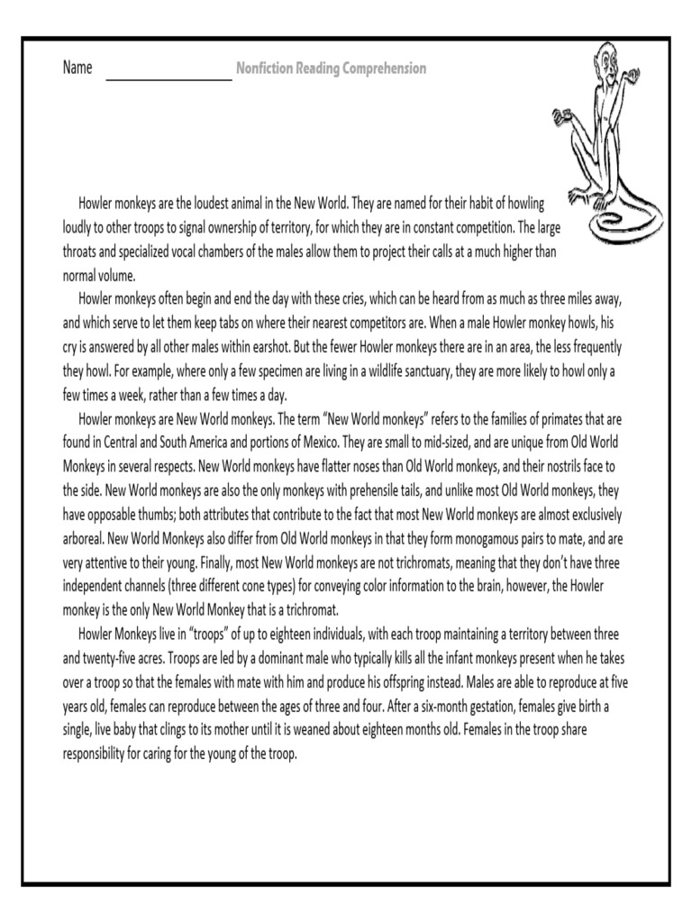 2 Howler | PDF | Primate Taxonomy | Zoology