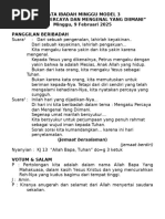 Contoh Votum dan Salam Ibadah | PDF