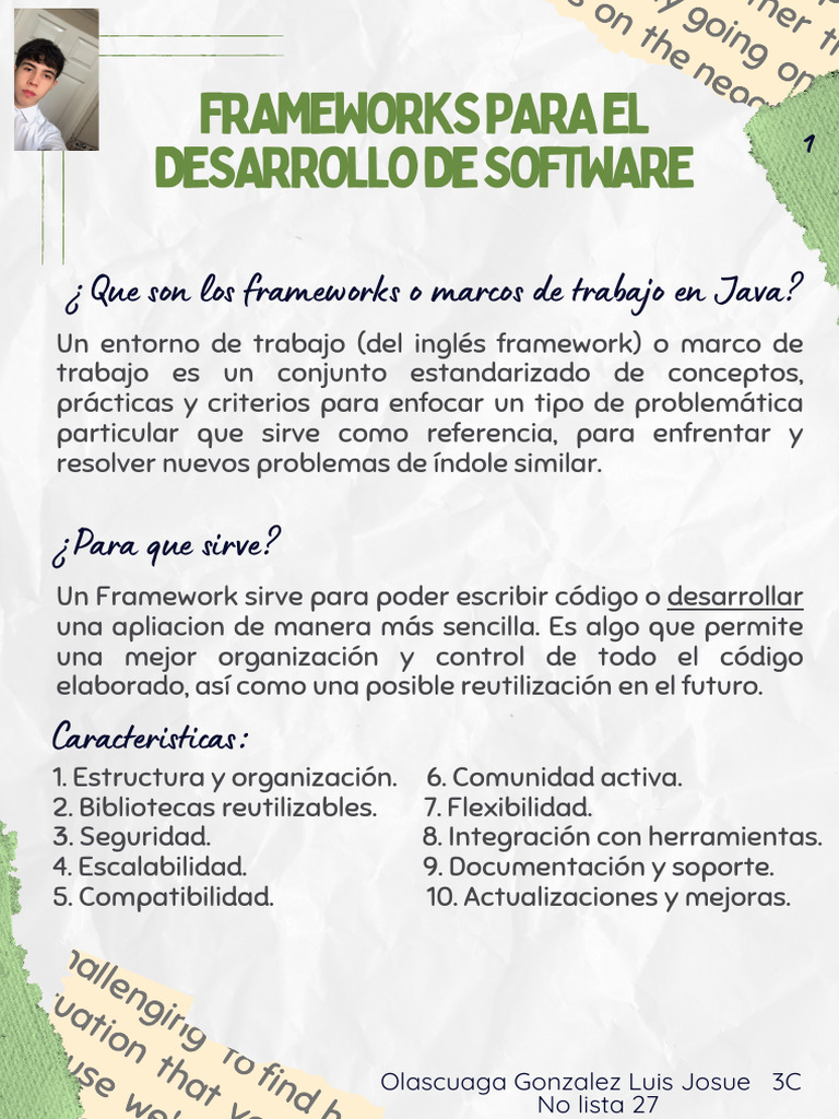 Documento A4 Portada de Proyecto Elegante Sencillo Ilustrado Floral Verde PDF | PDF | Marco de ...