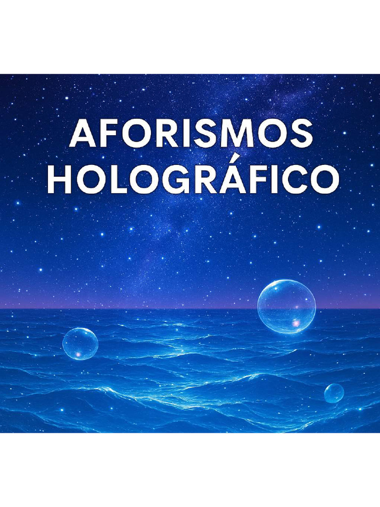 Aforismo Holográfico | PDF