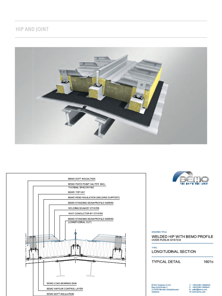 BEMO Detail Standingseam Hip-Joint | PDF