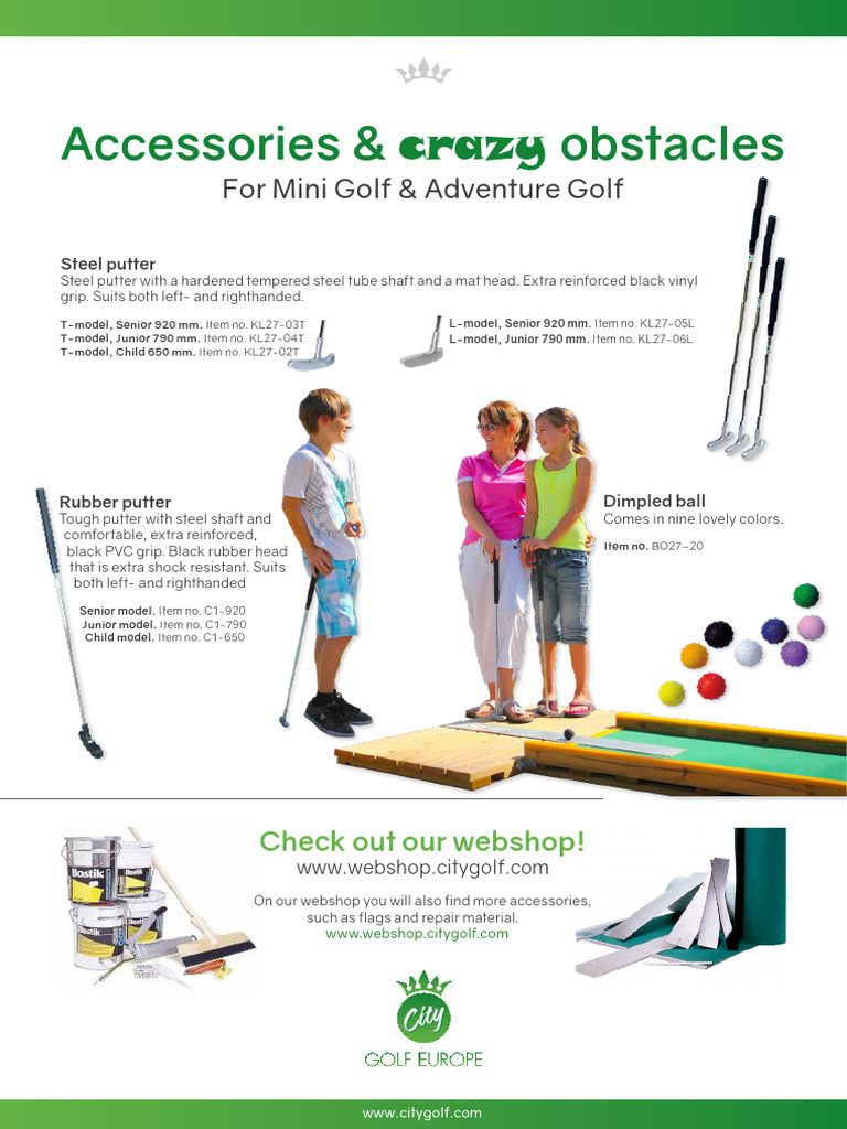 City Golf - Obstacles and Accessories | PDF