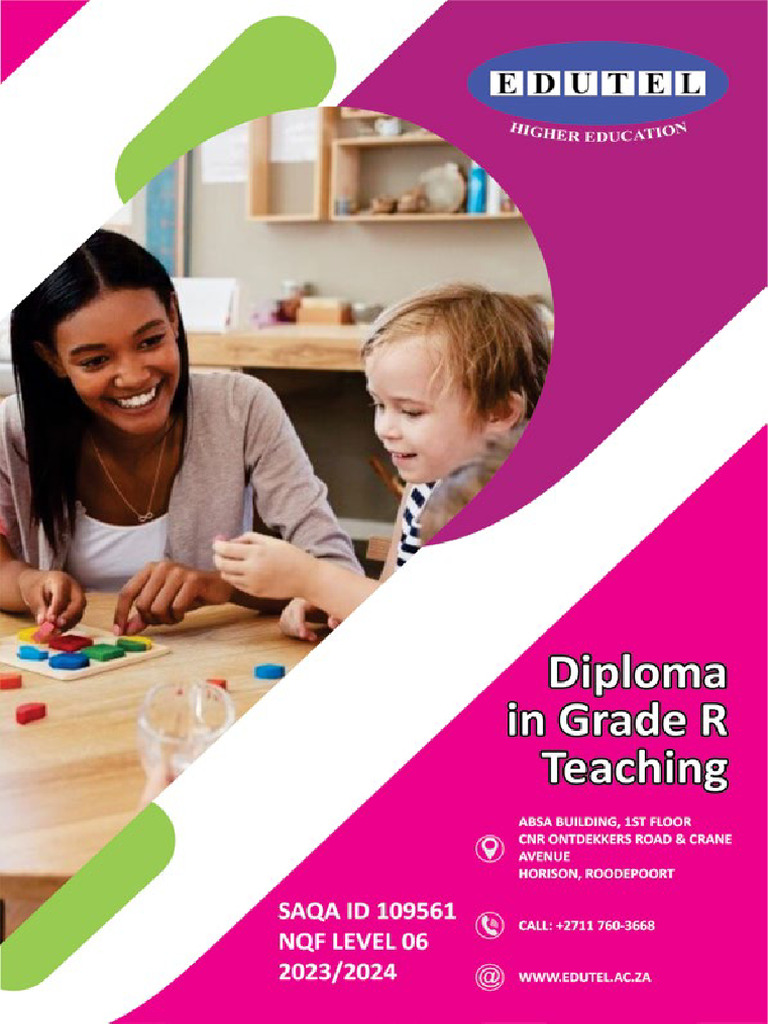 Diploma in Grade R Teaching Overview | PDF | Teachers