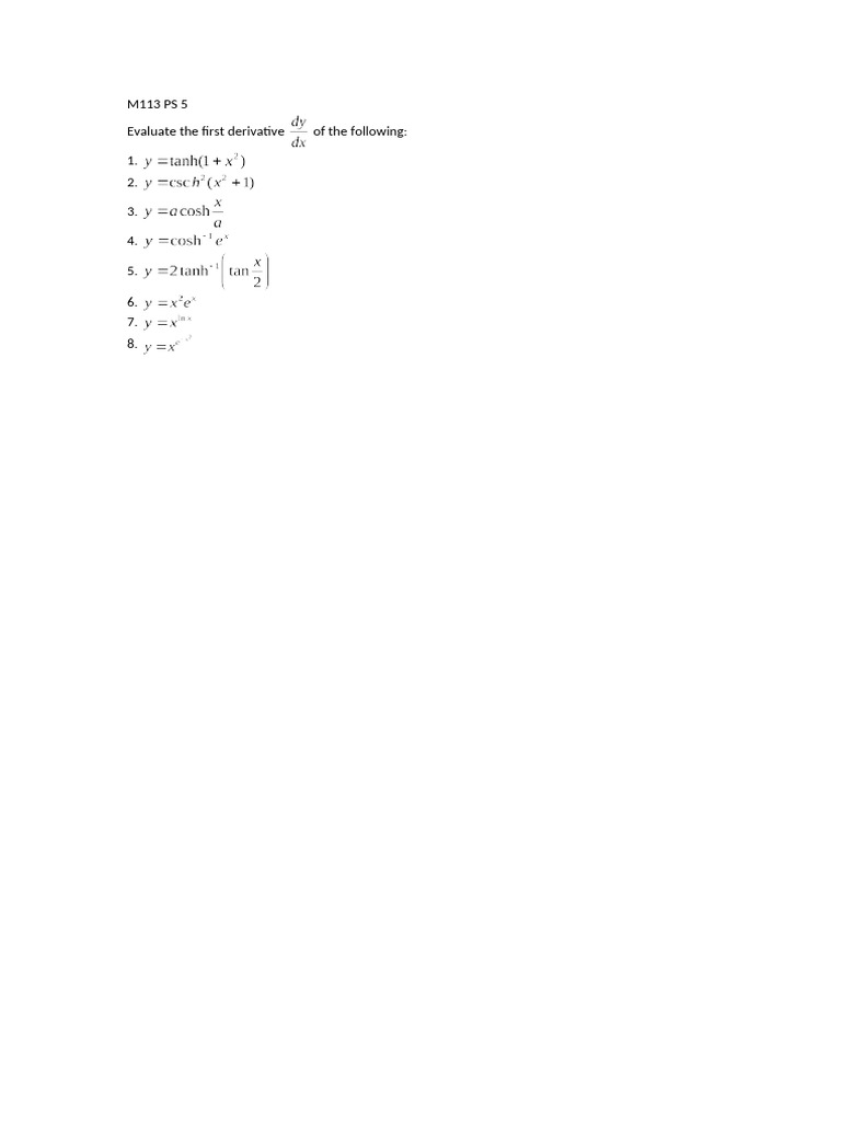 PS 5 2sem 24 25 Hyp Inv Log Exp | PDF