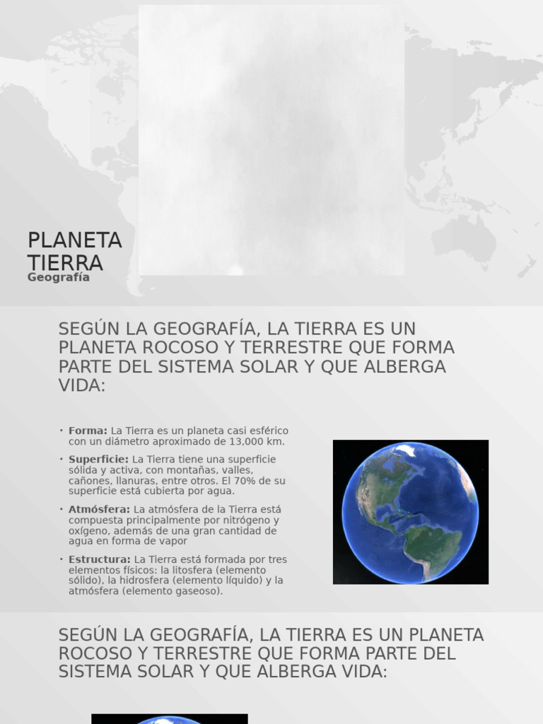 PLANETA Tierra 1 | PDF | Tierra | Atmósfera