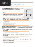 PhET - Forces Motion Basics in html5 10.3.17 | PDF | Force | Mass