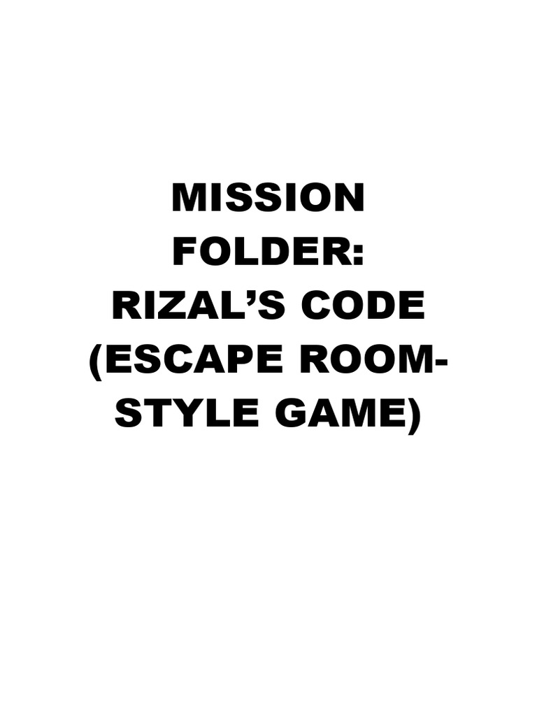 MISSION FOLDER | PDF