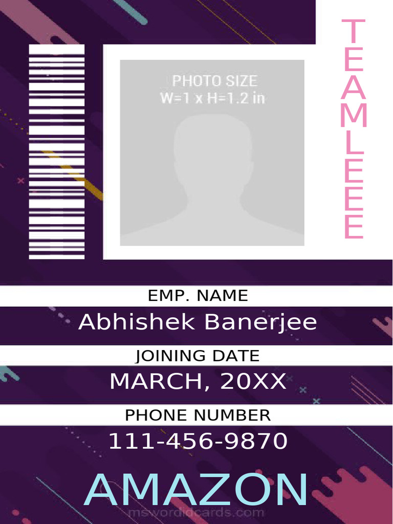 Amazon Employee Id 4 | PDF
