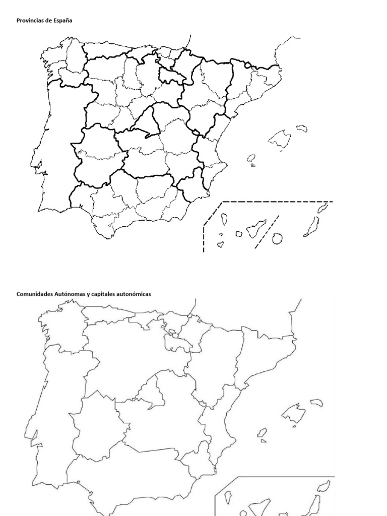 Mapa Político España | PDF