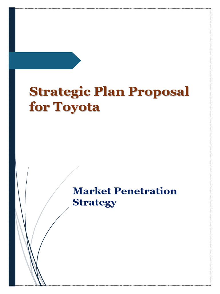 Annotated-Strategic Proposal Plan | PDF | Toyota | Hybrid Electric Vehicle