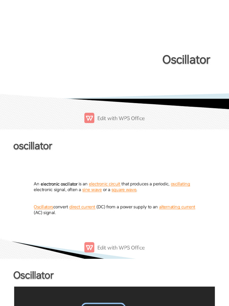 Oscillator (1) | PDF