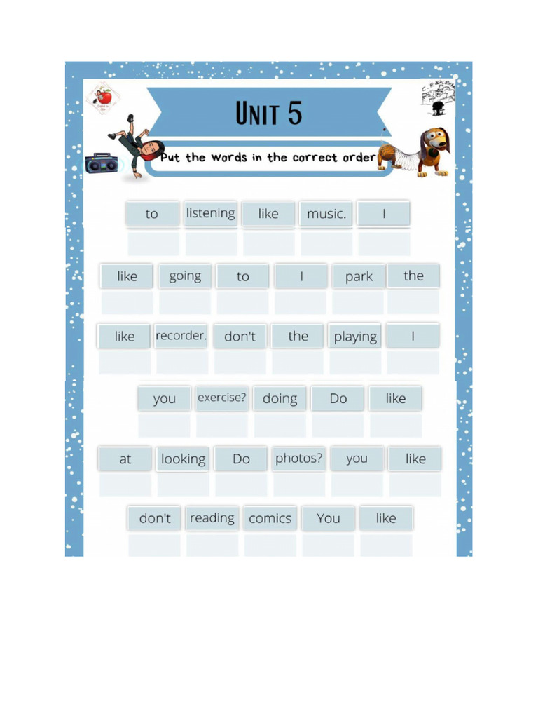 Unit 5 Fun Time 08 | PDF