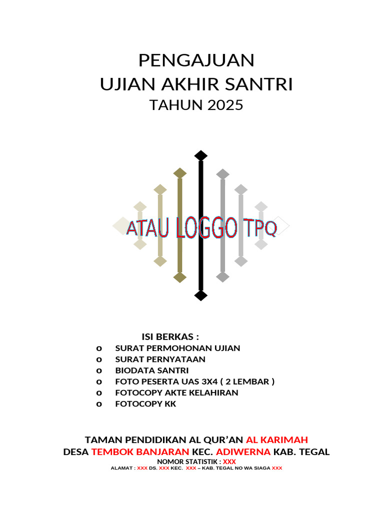 Contoh PROPOSAL Pengajuan UAS | PDF