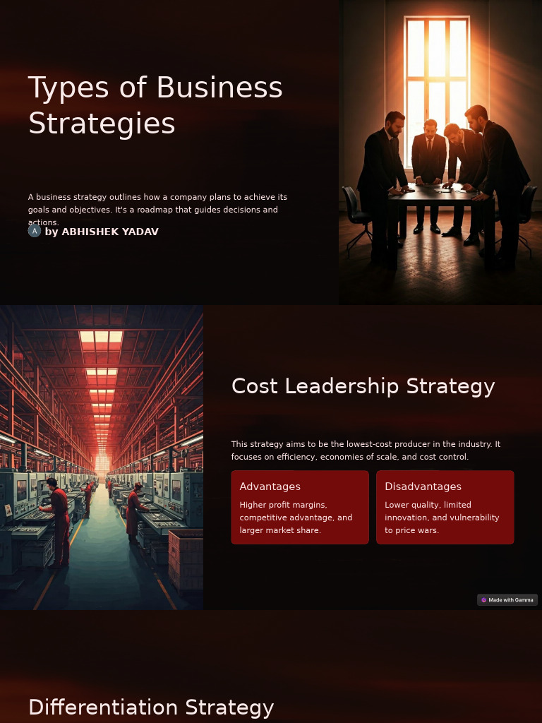 Types of Business Strategies | PDF | Strategic Management | Brand
